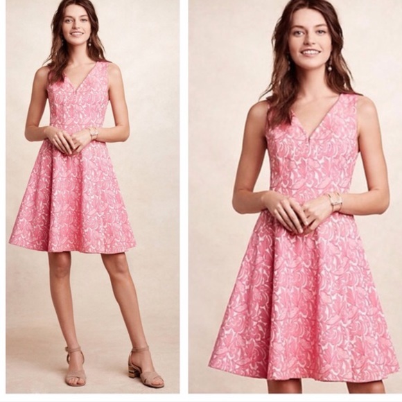 Anthropologie | Dresses | Nwt 68 Anthro Maeve Claribel Jacquard Dress ...